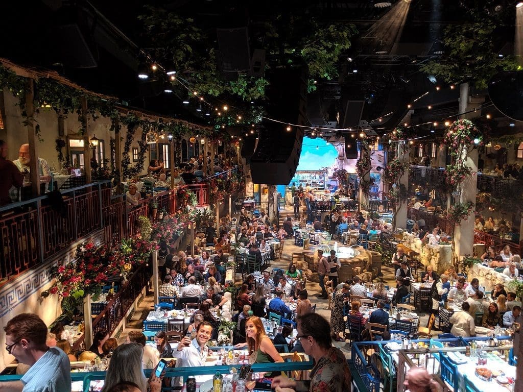 Mamma Mia! The Party at the O2 immersive stage show